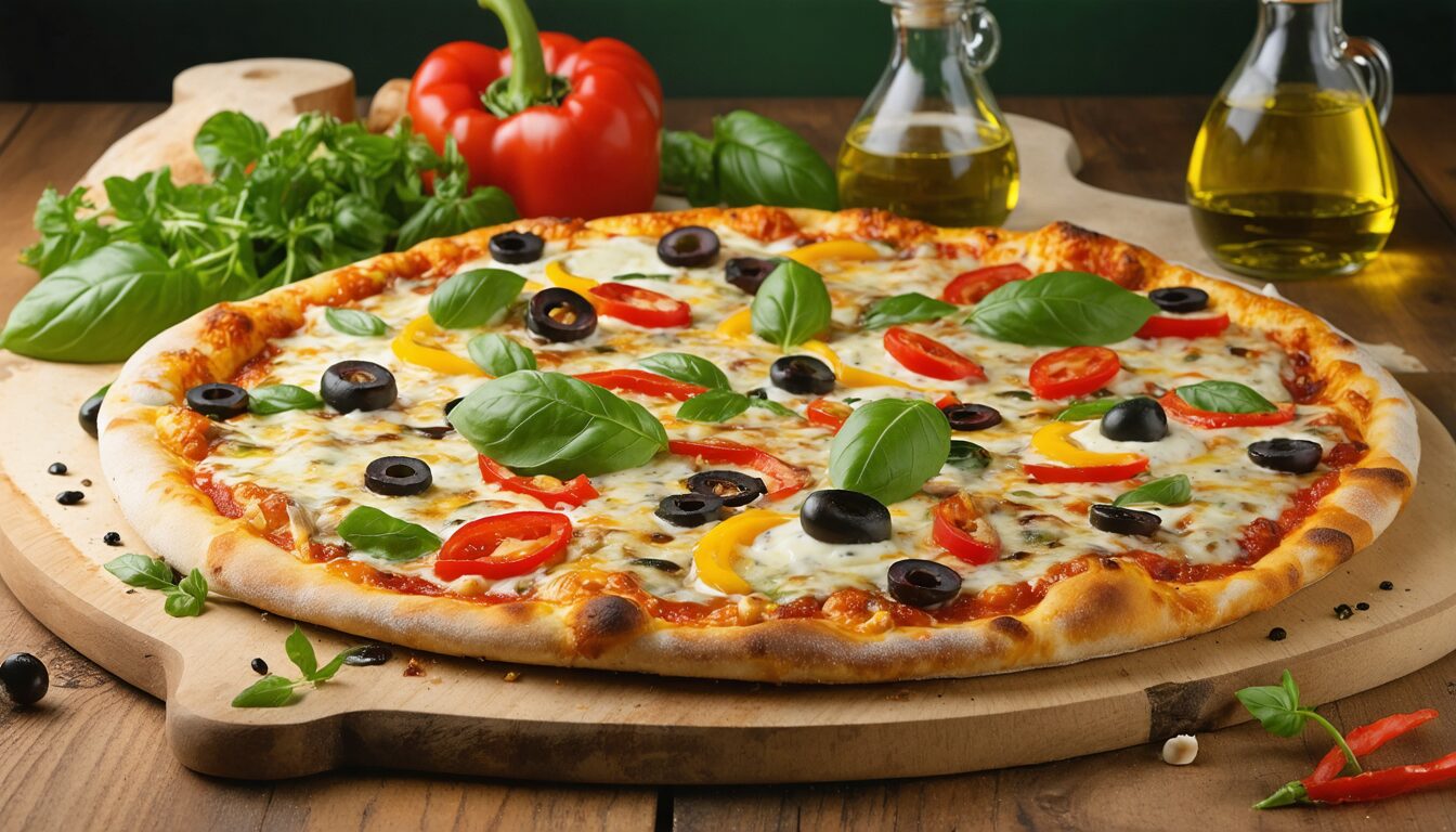 Pizza à base de crème fraîche : recette savoureuse et rapide