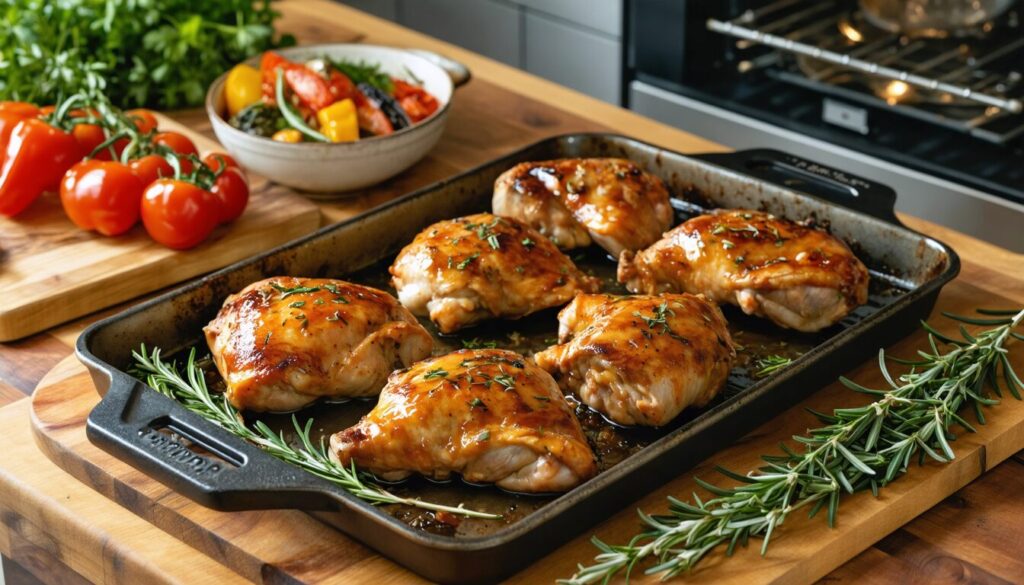 Hauts de cuisse de poulet au four : le temps de cuisson parfait enfin ...